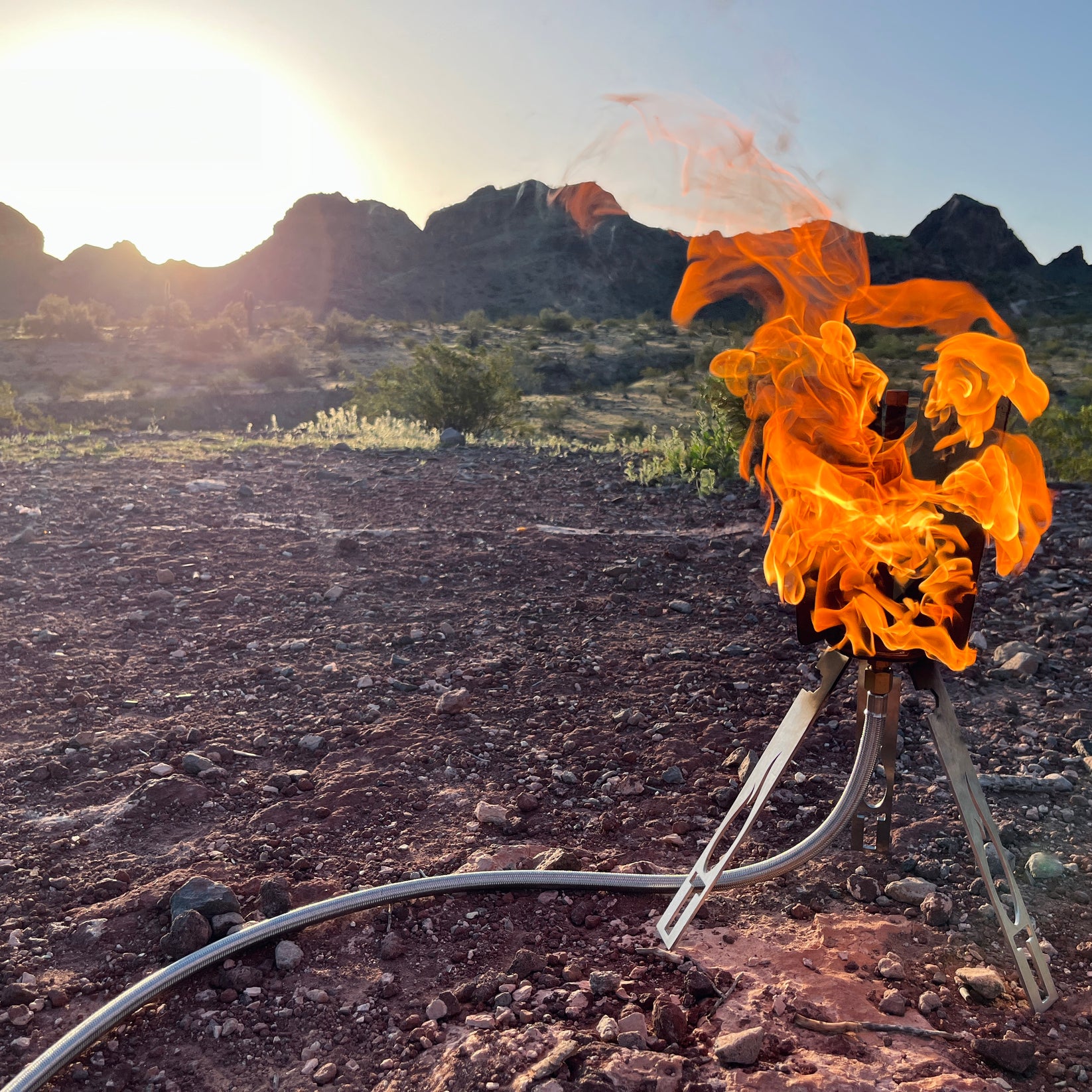 Tripod Torch - Portable Propane Fire Pit